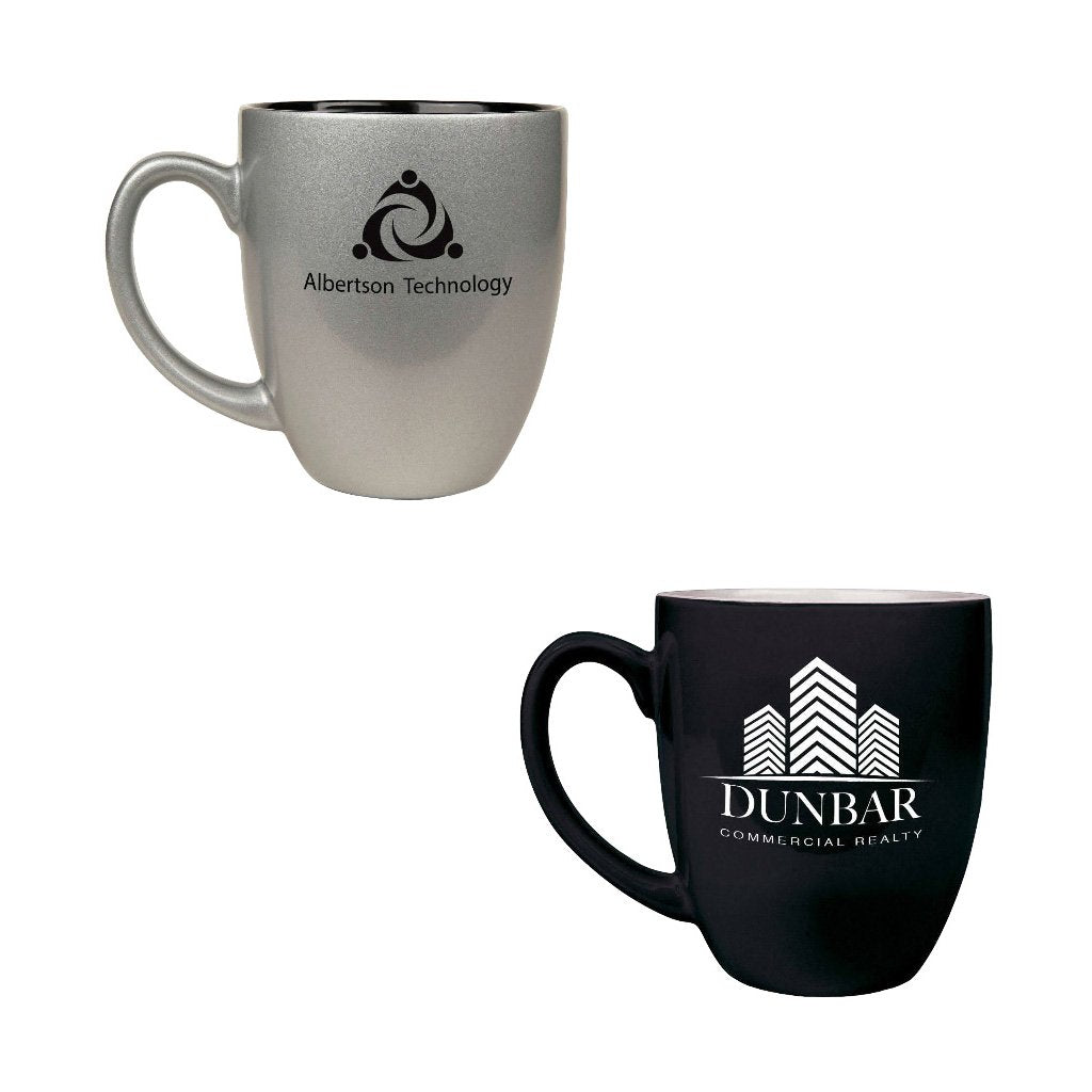 16 oz Ceramic Bistro Mug with Handle